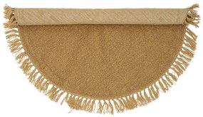 BLOOMINGVILLE Kulatý koberec LENEA žlutý 110cm 82052949AA