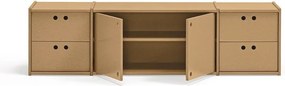 TV stolek v přírodní barvě 157x42x40 cm Wally – Teulat