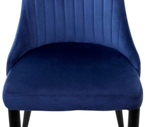 Židle LORIENT VELVET modrá