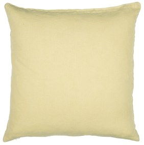 IB LAURSEN Lněný povlak na polštář Lemon Drop 50 x 50 cm, žlutá barva, textil