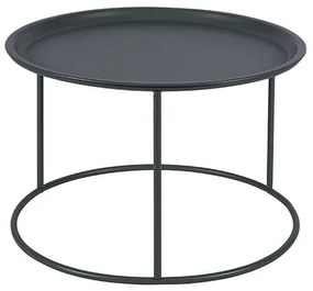 Odkládací stolek ivar velký ø 56 cm šedý MUZZA