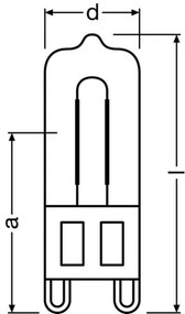Halogenová žárovka do trouby OSRAM 66725 OVEN 25W G9 2700K