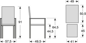 Doppler TAMAN 9 FSC - zahradní stohovací teakové křeslo - Rozbalené zboží (N518)