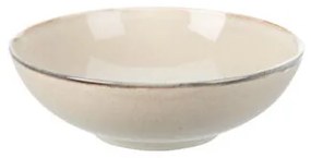Kameninový hluboký talíř Glaze, pr. 24,5 cm béžová