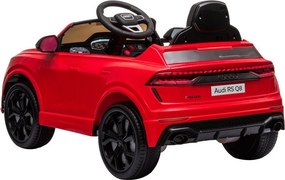 LEAN CARS Elektrické autíčko Audi RS Q8 LED MP3 dálkové ovládání červené