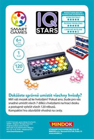 MINDOK HRA SMART IQ Stars hlavolam na cesty pro 1 hráče mn355