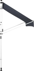 Rozpěrná markýza Westerly 250x120 cm – antracitová