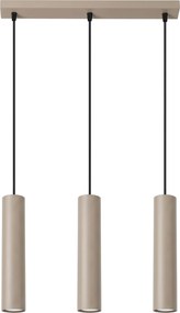 Sollux Lighting Závěsné svítidlo LAGOS 3L taupe