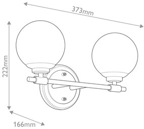 Kichler KL-BENNO2-CPZ - LED Koupel. svítidlo BENNO 2xG9/3W/230V IP44 mosaz