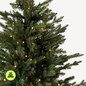 Smrk Přírodní 100 LED 90 cm