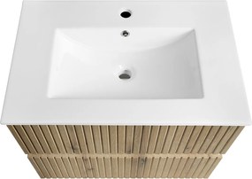 Aqualine Aqualine, PANEDA STRIP umyvadlová skříňka 69,5x55x45,2cm, dub emporio, PN370