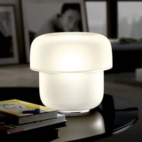 Prandina Mico T1 stolní lampa, opálové sklo, Ø24cm