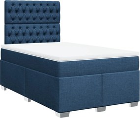 Box spring postel s matrací černá 120x190 cm textil 3292740