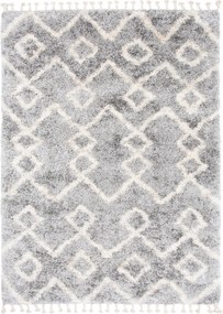 Koberec Aztec 200x300 Boho Shaggy s třásněmi v29