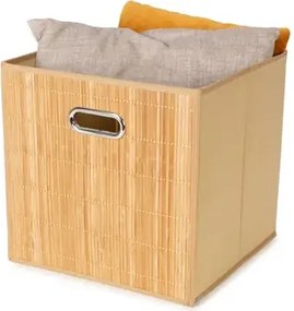 Compactor ANJI L přírodní / Úložný košík / Bambus / 31 x 31 x 31 cm