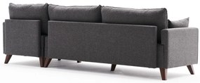 Hanah Home Designová pohovka BELLA antracit pravá 275 cm 825BLC2576
