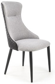 Jídelní židle Kalar (světle šedá + černá). 1028066
