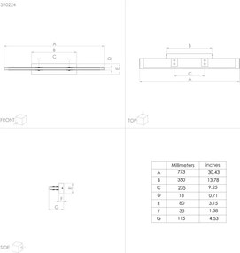 Eglo 390224 - LED Stmívatelné stropní svítidlo CAMINARRO LED/27W/230V 3000K