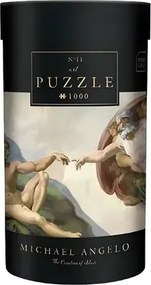 INTERDRUK Puzzle Art 11: Stvoření Adama / 1000 dílků / 67 x 48 cm