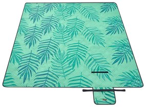 XXL Pikniková deka 200 x 200 cm, vodotesná, zelená