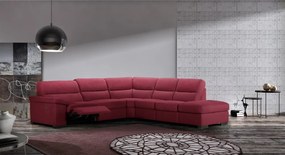 Pregio Italia sofa&relax Polohovací sedací souprava SHINE Provedení: 2 místná + lehátko, Vzorník látek: tekno fibra 05 cork