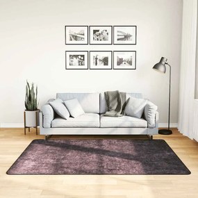 Koberec pratelný 120 x 180 cm antracitový 337954