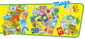 SES CREATIVE Vystřihování kreativní mega set s nůžkami v krabici 14617