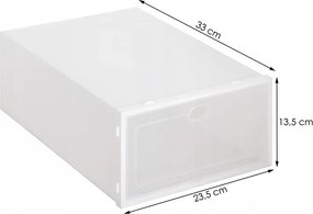 Úložný box 23x33x13 cm, průhledný SPRINGOS HA3008
