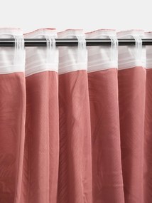 Sinsay - Závěs s potiskem listů - pastelová růžová