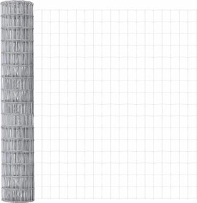 Evropský plot se hroty 10 x 1,6 m Pozinkovaná ocel Stříbrná 3350747