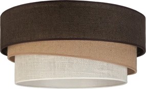Brilagi - Stropní svítidlo TRIO 1xE27/60W/230V pr. 40 cm hnědá/béžová/bílá