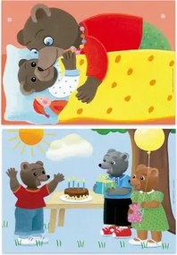 EDUCA Puzzle Petit Ours Brun / 2x20 dílků / 28 x 20 cm