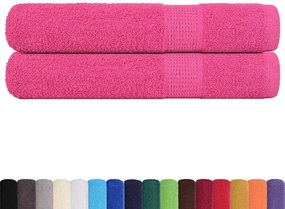 Ručníky FROGN 2 ks růžové 100x200 cm 360 g/m² 137058