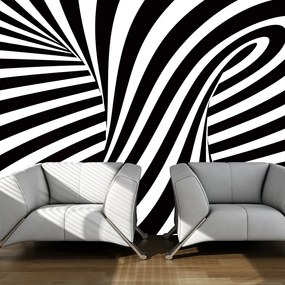 Fototapeta Optické umění: černobílé - optical art: black and white