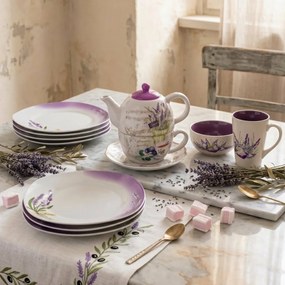 Banquet Lavender 18dílná jídelní sada