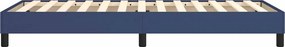 Rám postele s boxspringem modrá 90x200 cm textil 3120490