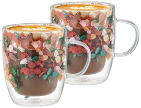 4Home Termo sklenice Bloom Hot&Cool 400 ml, 2 ks
