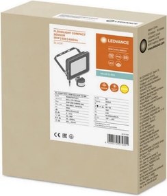 LED reflektor s pohybovým čidlem LEDVANCE FLOODLIGHT COMPACT 50W 3000K teplá bílá