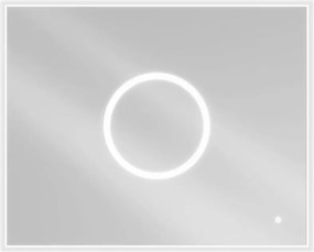 Mexen Koga podsvícené koupelnové zrcadlo 100 x 80 cm, LED 6000K, antizapaření - 9821-100-080-611-00
