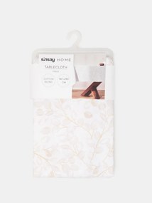 Sinsay - Ubrus s rostlinným motivem - krémová