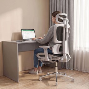 Ergonomické křeslo Romalo šedý