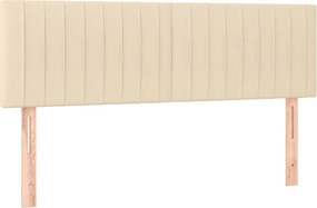 Box spring postel s matrací krémová 140x200 cm textil 3129878