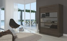 Skříň posuvná se zrcadlem FLORENTO 150