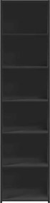 Skříň highboard černá 45 x 41 x 185 cm kompozitní dřevo 3281674