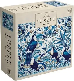 INTERDRUK Puzzle Art on Tiles: Tukani / 500 dílků / 47 × 33 cm