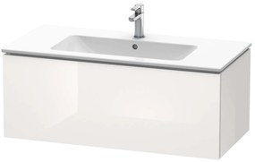 Duravit L-Cube - Umyvadlová skříňka 40x102x48 cm, 1 zásuvka, lesklá bílá LC614202222