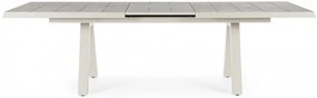 BIZZOTTO Rozkládací zahradní stůl KRION 205-265x103 cm světlý