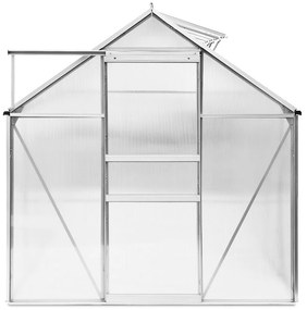 Jurhan & Co.KG Germany Zahradní skleník z polykarbonátu Aluminium M3 250 x 190 x 190 cm