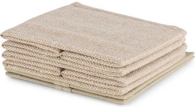 Béžové látkové úložné boxy v sadě 2 ks 14x12x12 cm Sandy – Compactor
