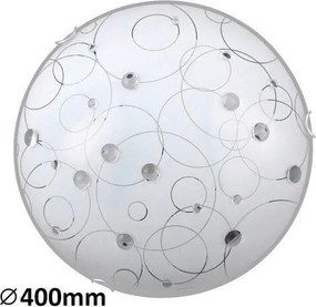 XXXLutz STROPNÍ SVÍTIDLO, 40/9.5/40 cm - Stropní svítidla - 006264077002